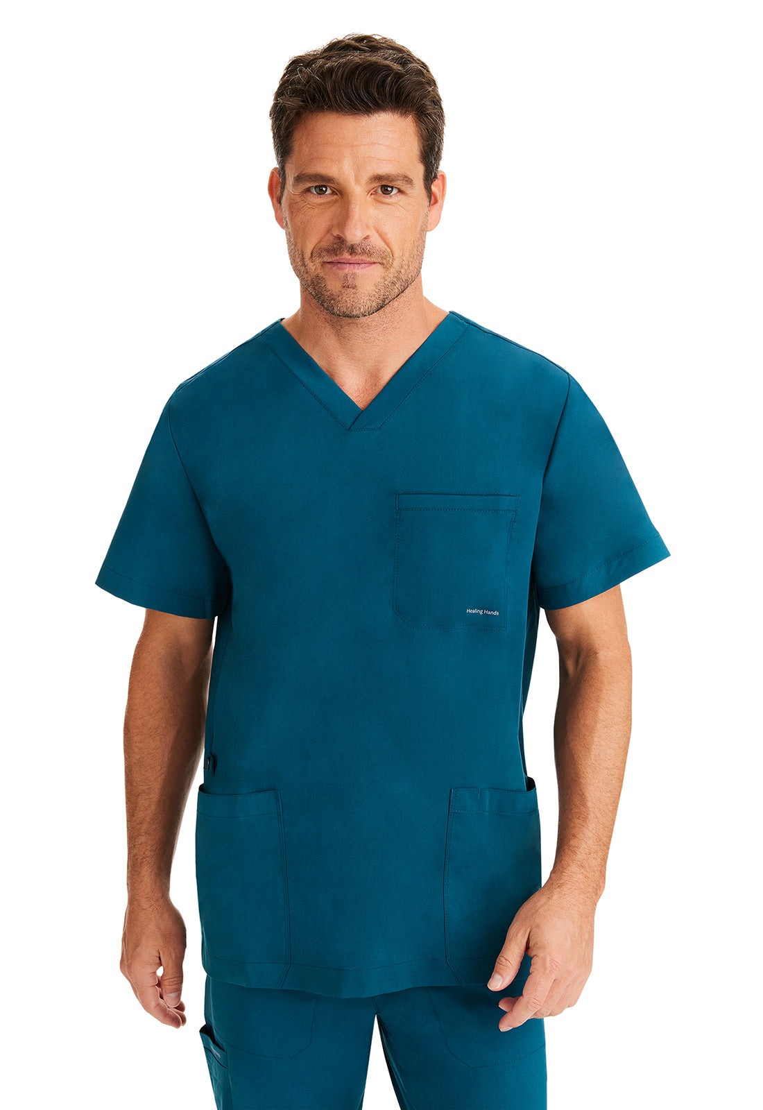 Healing Hands Spencer| Men's Scrub Tops | Personalized Embroidery ...