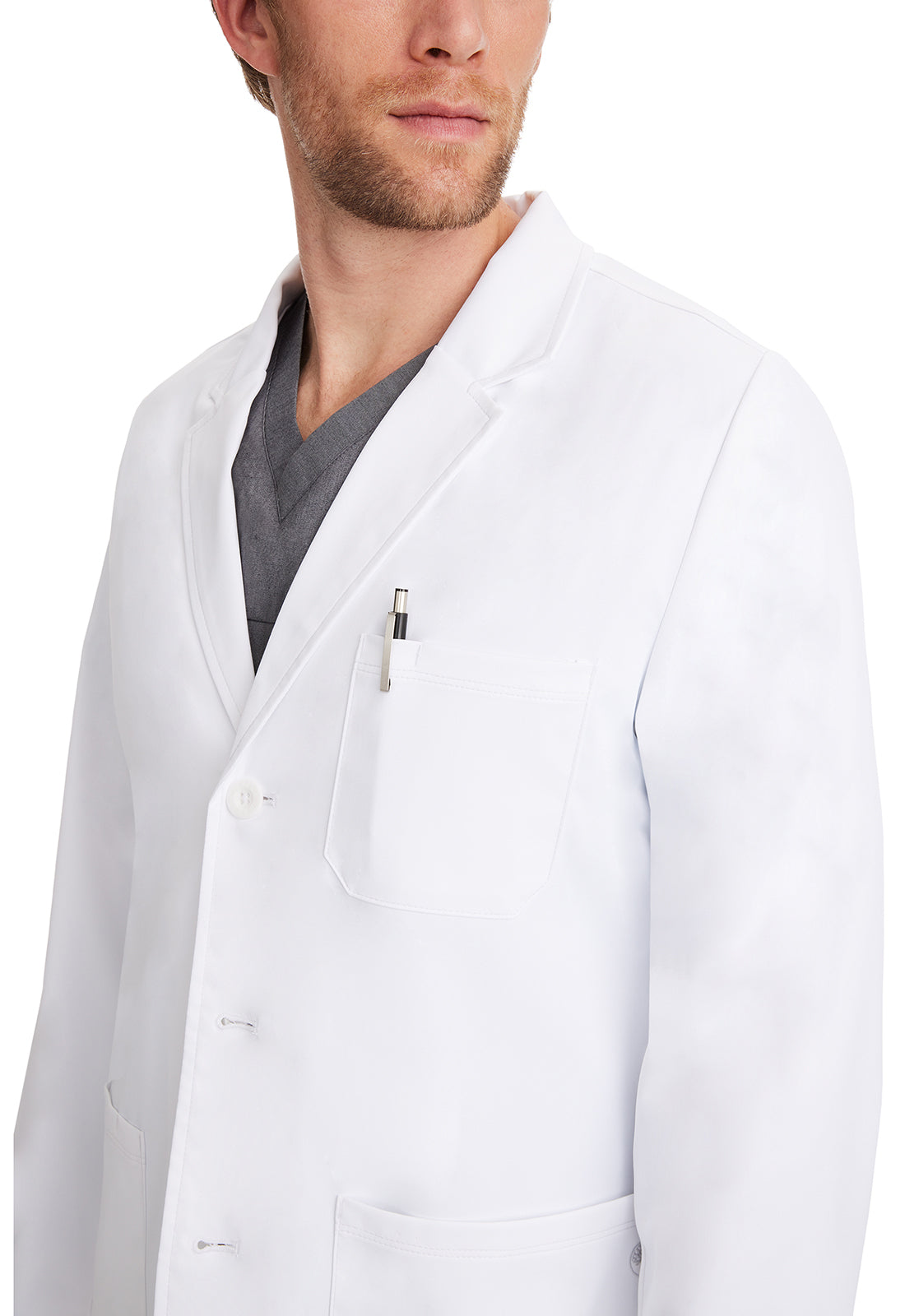 Healing Hands Leo | Men's Lab Coats| Personalized Embroidery – Labwear.com