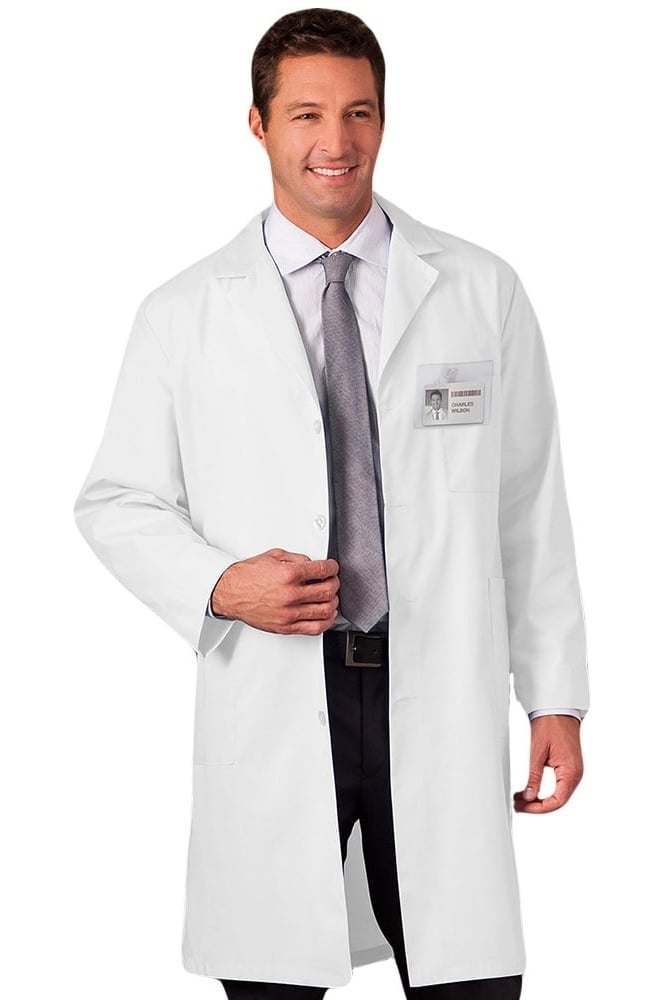 Meta 40" Color Lab Coat | Unisex Lab Coats | Personalized Embroidery ...